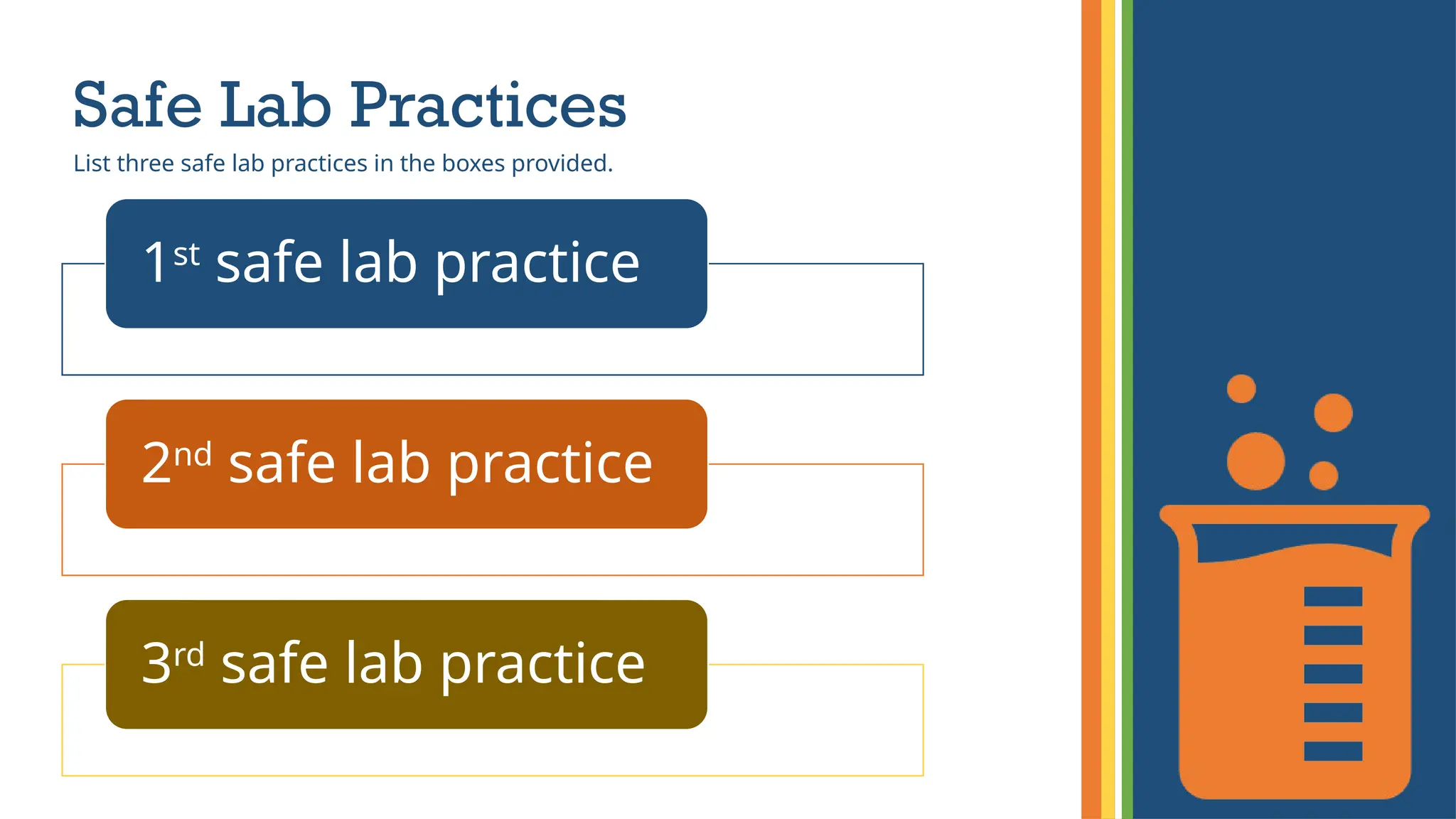 Lab Safety template for ppt presentation | PPTX