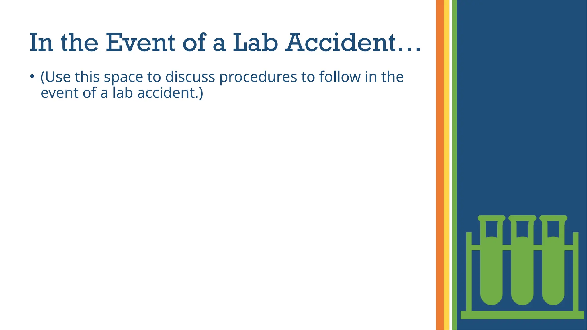 Lab Safety template for ppt presentation | PPTX
