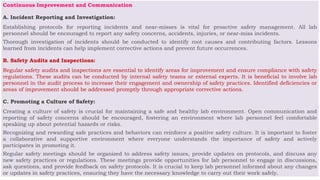 Lab safety management and rules in Biotechnology laboratory | PPTX