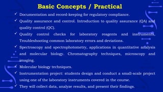 Lab safety management and rules in Biotechnology laboratory | PPTX
