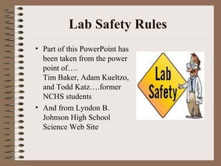 Lab safety good ppt | PPT