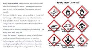 LabSafety and laboratory care to be taken in lab | PPTX