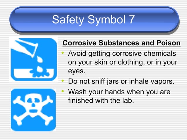 Lab Safety - Rules and Symbols | PPTX | First Aid | Injuries