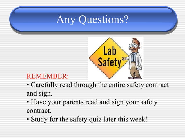 Lab Safety - Rules and Symbols | PPTX | First Aid | Injuries