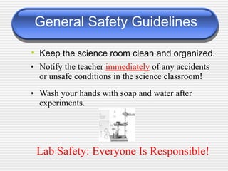 Lab Safety - Rules and Symbols | PPTX