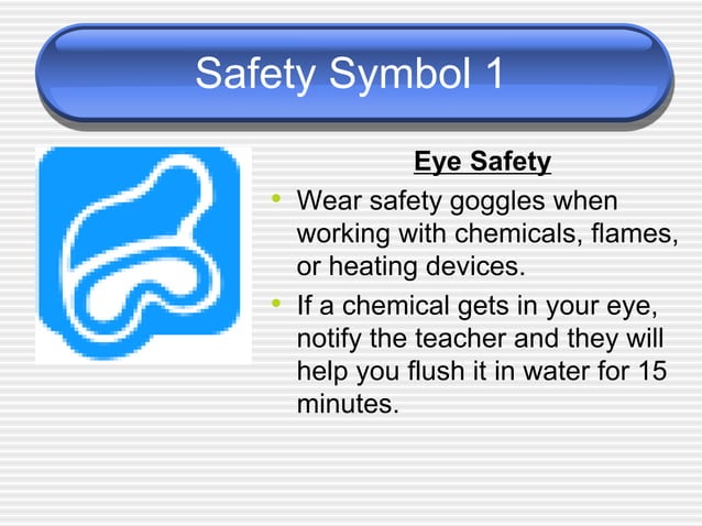 Lab Safety - Rules and Symbols | PPTX | First Aid | Injuries
