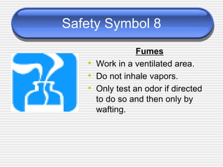 Fume Safety Symbol