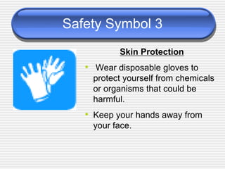 Skin Protection Safety Symbol