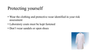 Lab safety and a septic tequniqes | PPTX