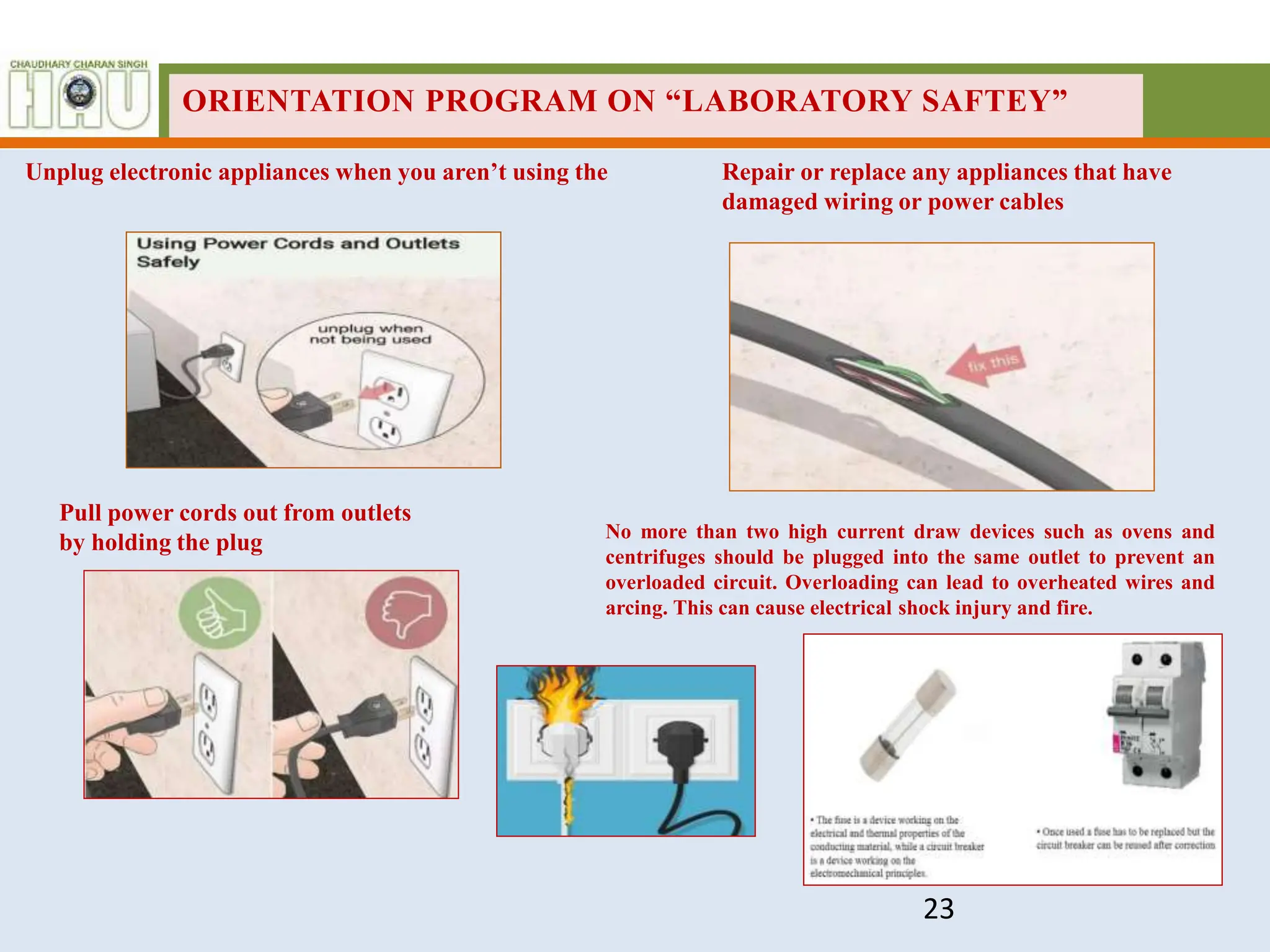 Lab safety Presentation by Dr Vinay Kumar | PPT