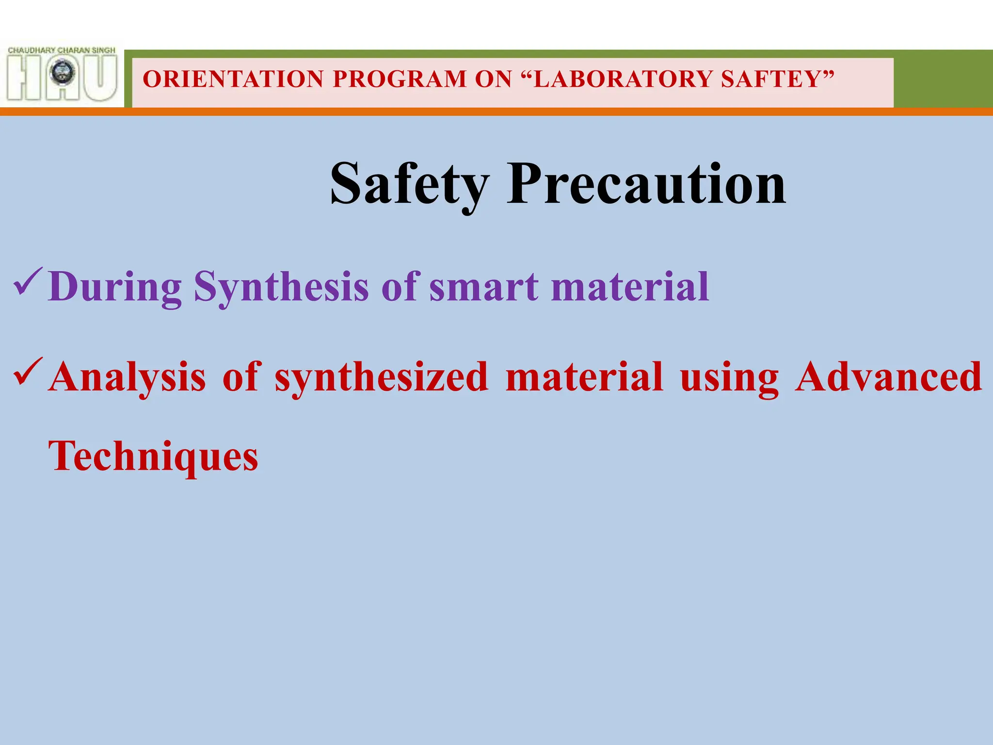 Lab safety Presentation by Dr Vinay Kumar | PPT