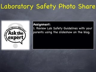 Lab safetyguideline familyassignment | PPT