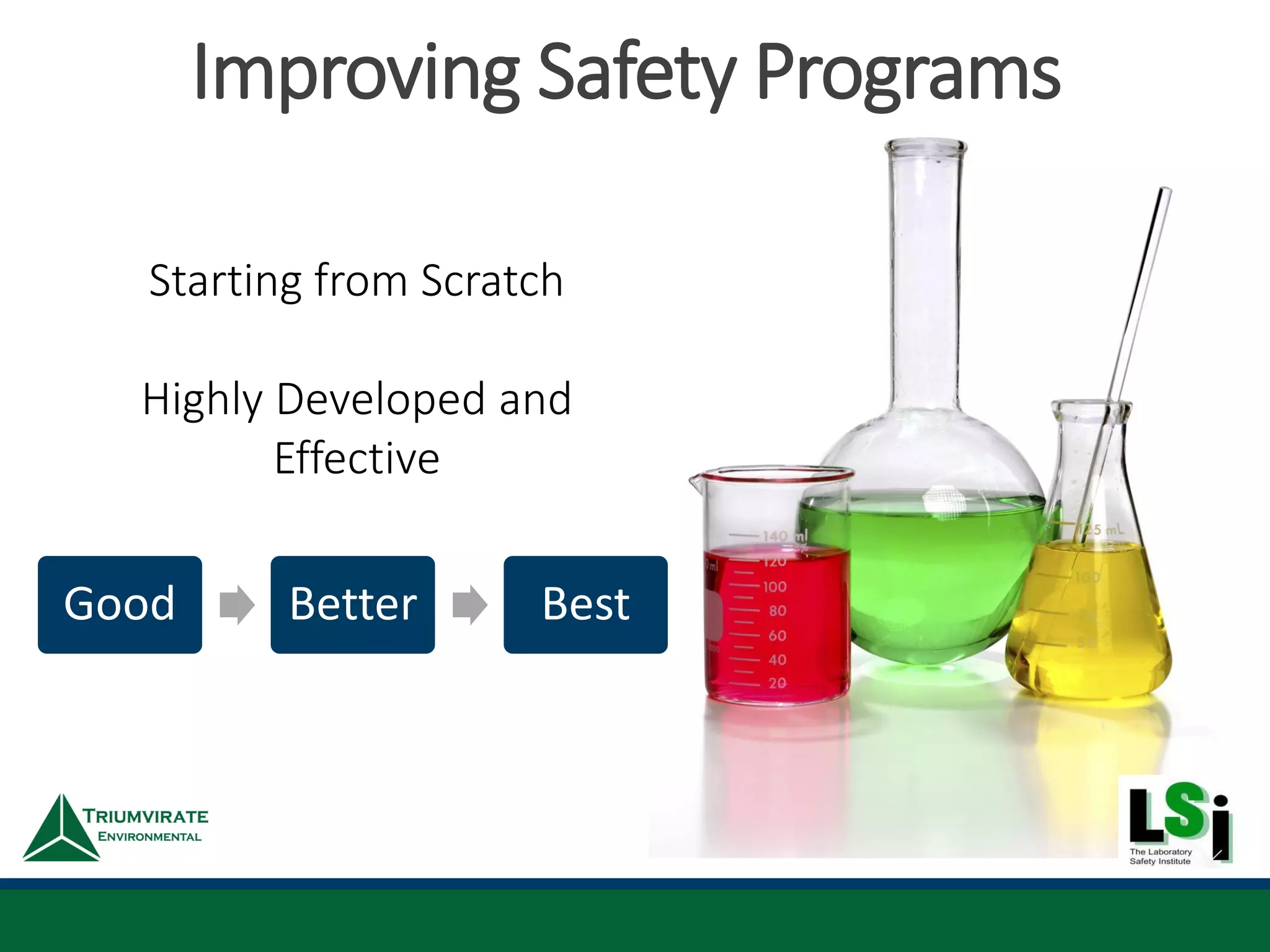 10 Components of a Highly Effective Lab Safety Program | PPT | Free ...