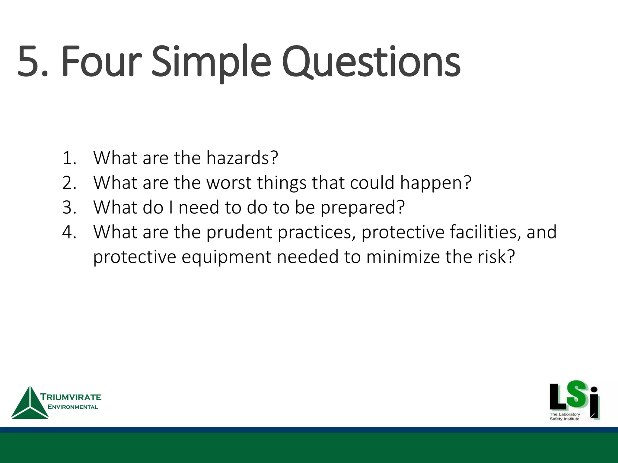 10 Components Of A Highly Effective Lab Safety Program Ppt