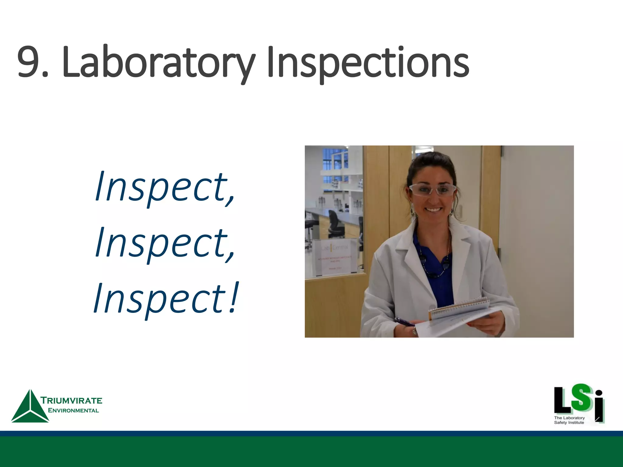 10 Components Of A Highly Effective Lab Safety Program Ppt