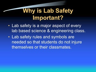 lab safety Lecture --- Three biosafety levels. | PDF