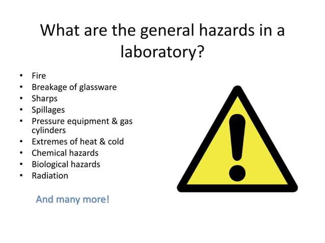 Lab safety measures | PPT | Infectious Diseases | Diseases and Conditions