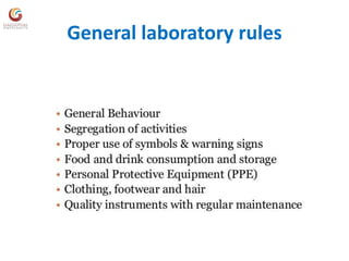 Lab safety for MLT students | PPTX