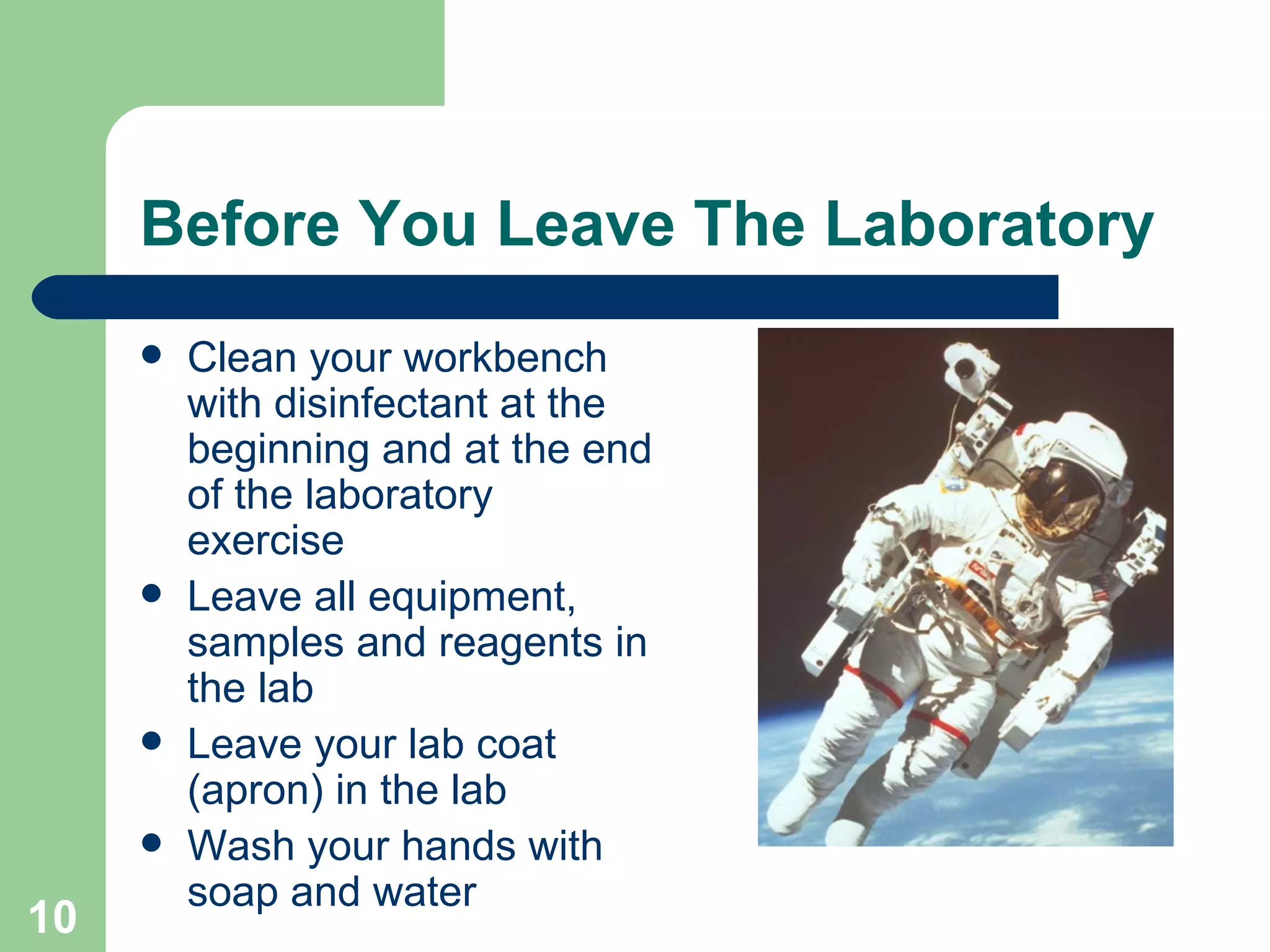 Lab safety ppt | PPT