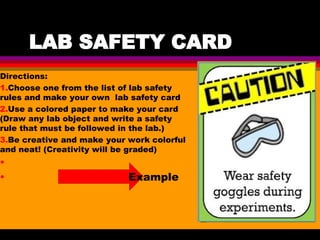Laboratory safety rules and procedure Ppt.ppt