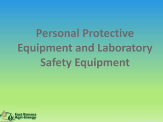 Lab safety ppt revised | PPTX