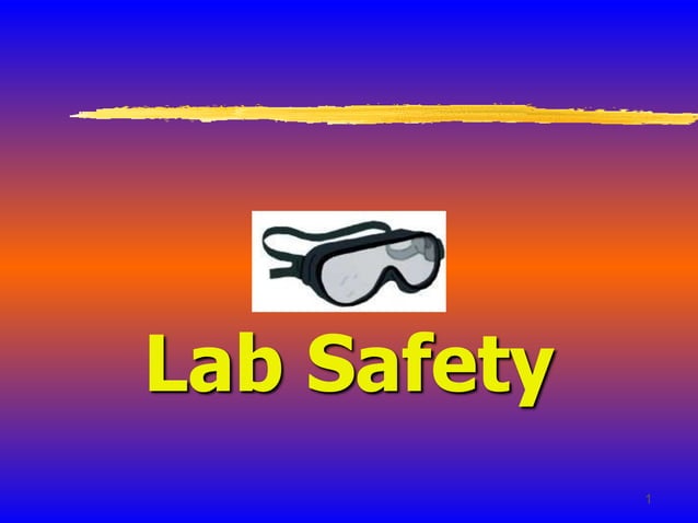 Lab safety presentation ppt | PPT | First Aid | Injuries