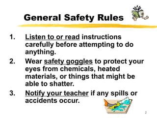 Lab safety presentation ppt | PPT | First Aid | Injuries