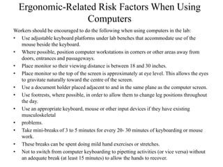 Lab safety and Management practices | PPTX | First Aid | Injuries