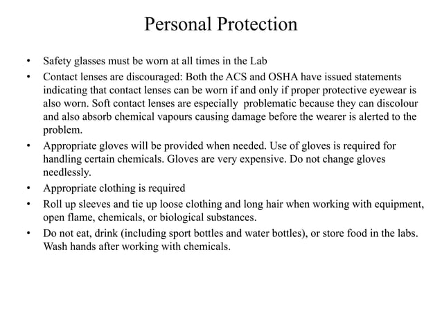 Lab safety and Management practices | PPT