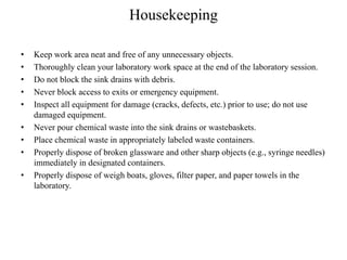Lab safety and Management practices | PPTX | First Aid | Injuries