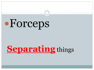 Lab safety rules + magnifying lens & forceps | PPTX