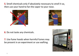 Chemistry Lab Safety Rules | PDF