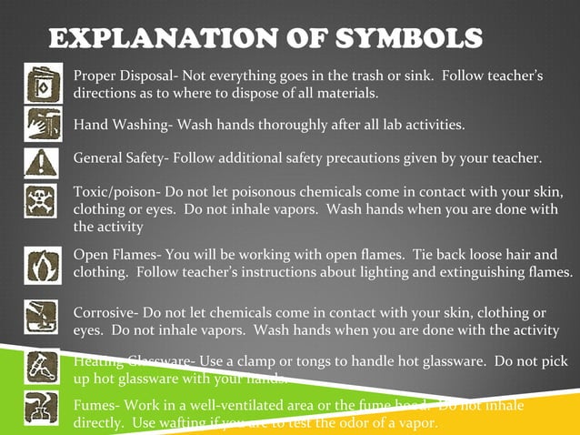 Lab safety rules and symbols Summary | PPT | First Aid | Injuries