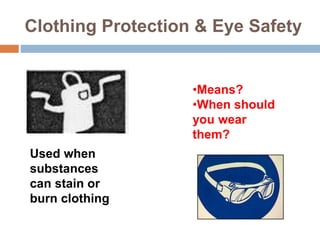 Lab Safety Symbols Lab Safety Symbols.ppt