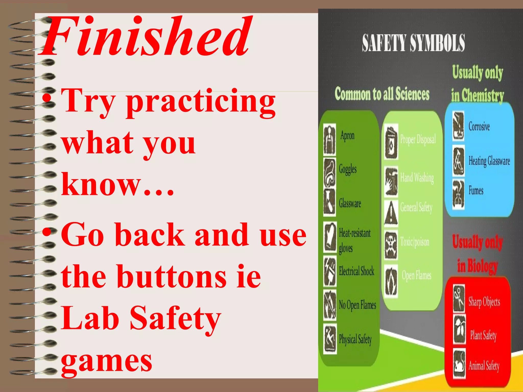 Lab safety symbols & definition | PPT