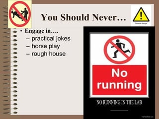 No Running In The Lab