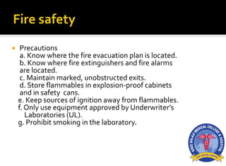Lab safety Universal precautions,Patient safety, staff safety .pptx