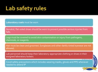 Lab safety Universal precautions,Patient safety, staff safety .pptx