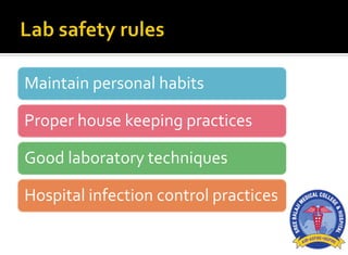 Lab safety Universal precautions,Patient safety, staff safety .pptx