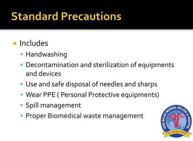 Lab safety Universal precautions,Patient safety, staff safety .pptx