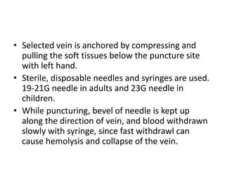 Lab sample collection techniques pathology | PPTX