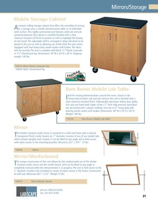 Labscape School Lab Furniture Catalog (2009) | PDF