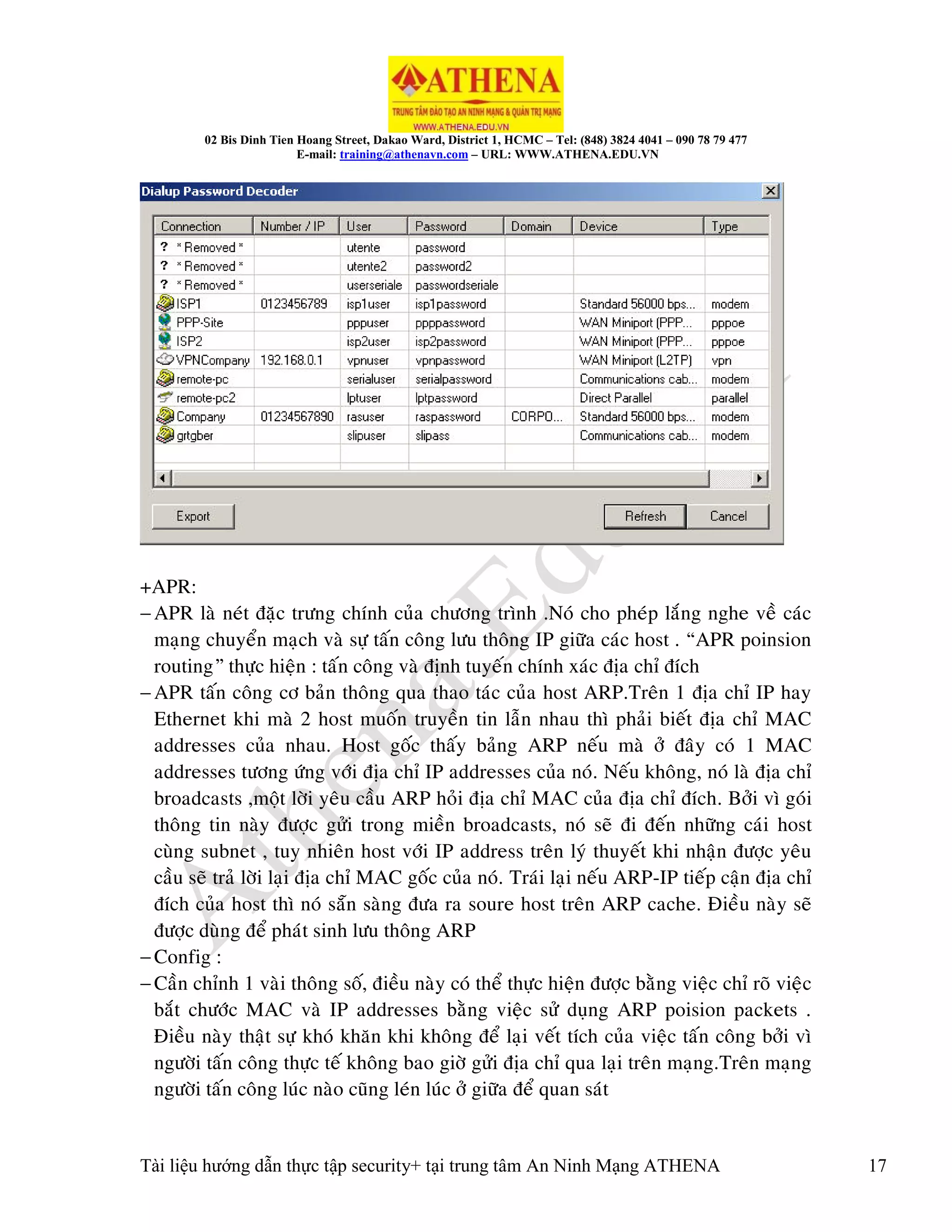 Lab security+baiso2 sniffer | PDF