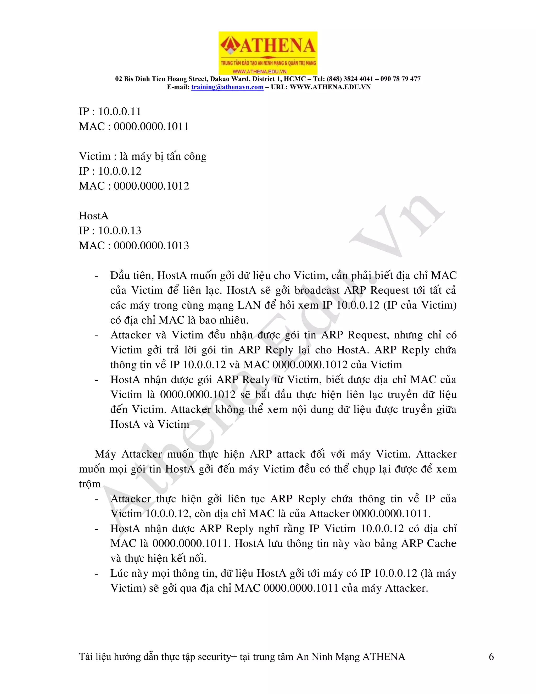 Lab security+baiso2 sniffer | PDF