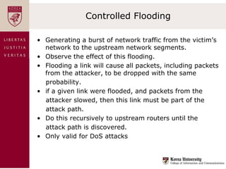 Overview of IP traceback mechanism | PPT