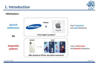 [Paper Review] Personalized Top-N Sequential Recommendation via Convolutional Sequence Embedding ...