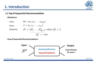 [Paper Review] Personalized Top-N Sequential Recommendation via Convolutional Sequence Embedding ...
