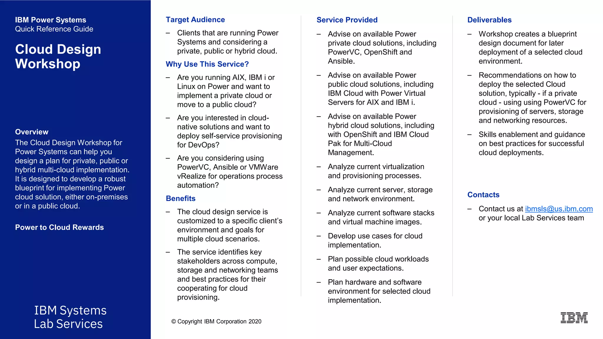 IBM Systems Lab Services - Power Offerings | PPT