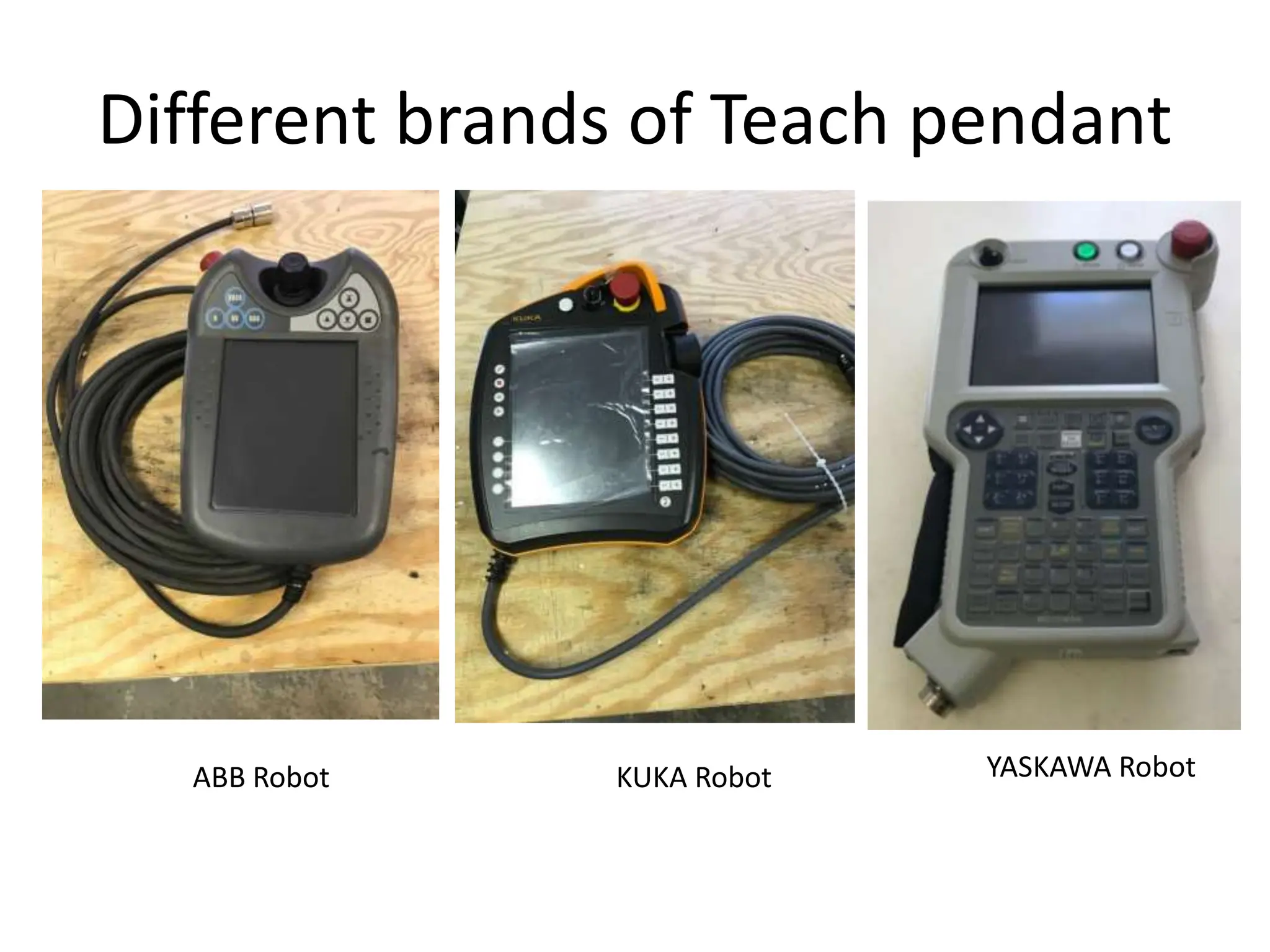 Lab session on Robot Control using teach pendant.pptx | Computing | Technology & Computing