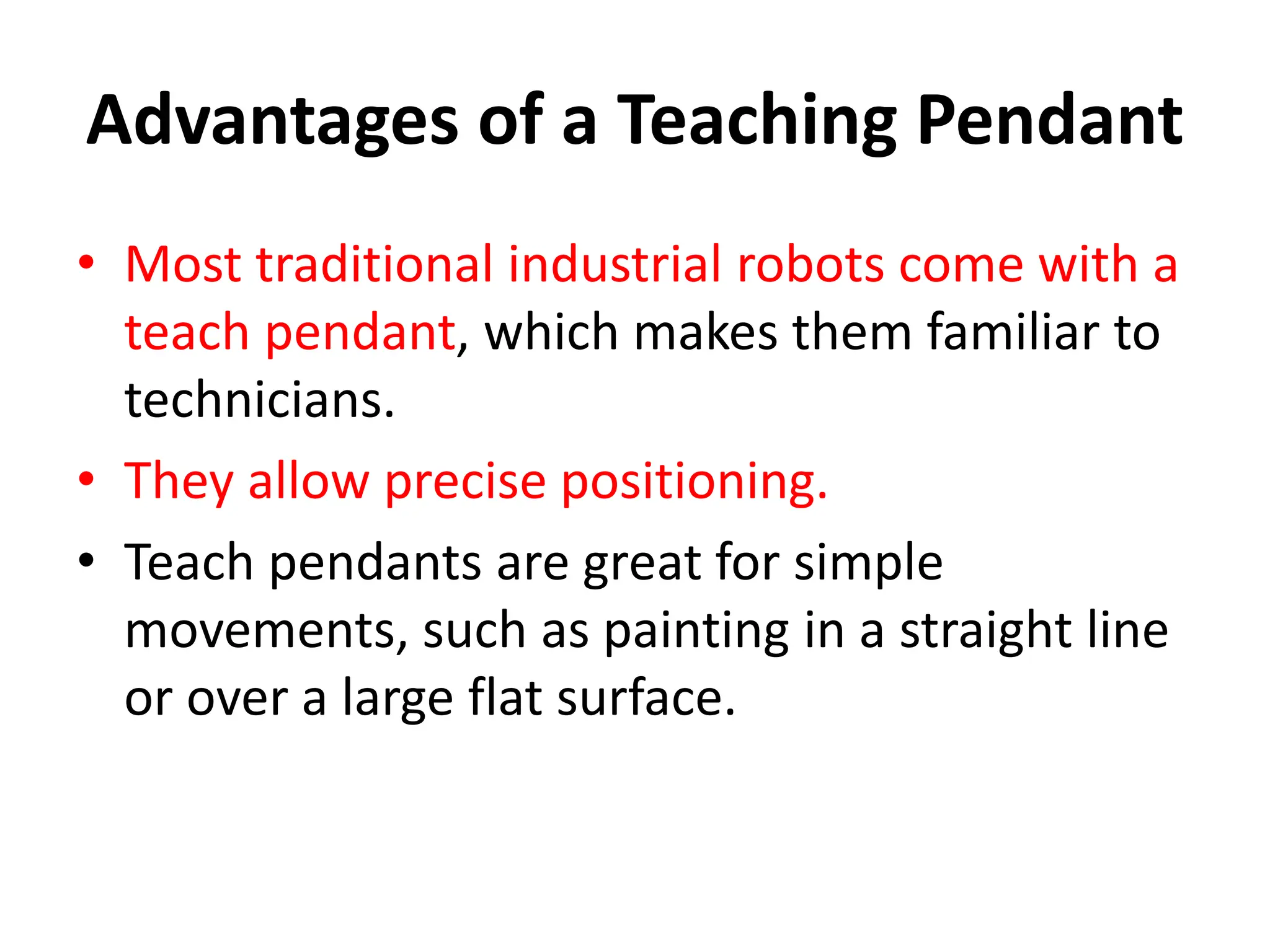 Lab session on Robot Control using teach pendant.pptx | Computing | Technology & Computing